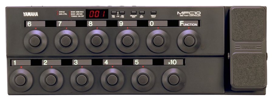 Yamaha MFC10 MIDI Foot Controller Pedal Programmable foot-controller ...