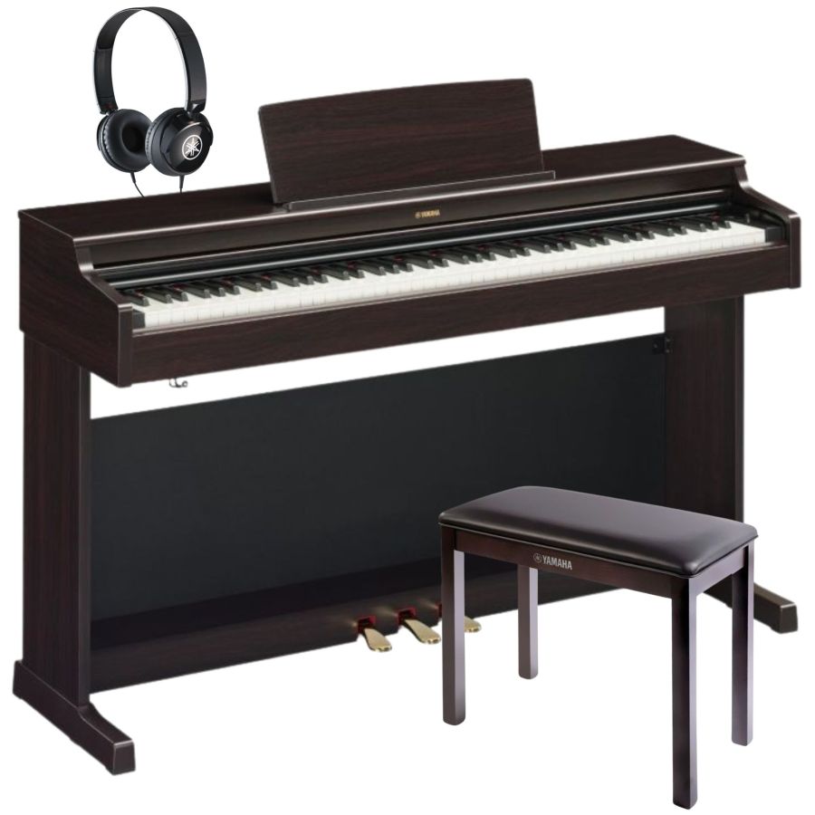 Yamaha YDP-165R Arius Digital Piano With B1-R Piano Stool and Headphones Piano and Stool in ...