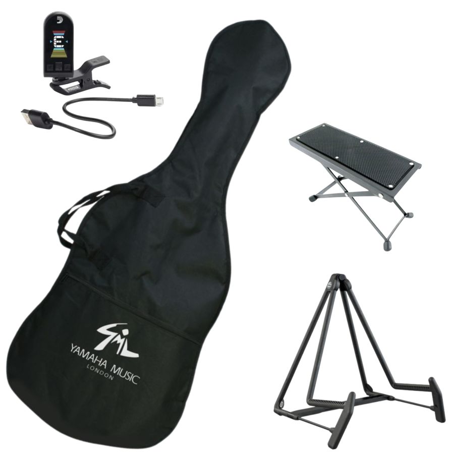 YML Classical Guitar Accessories Pack 1 Includes - Snark, Footstool ...