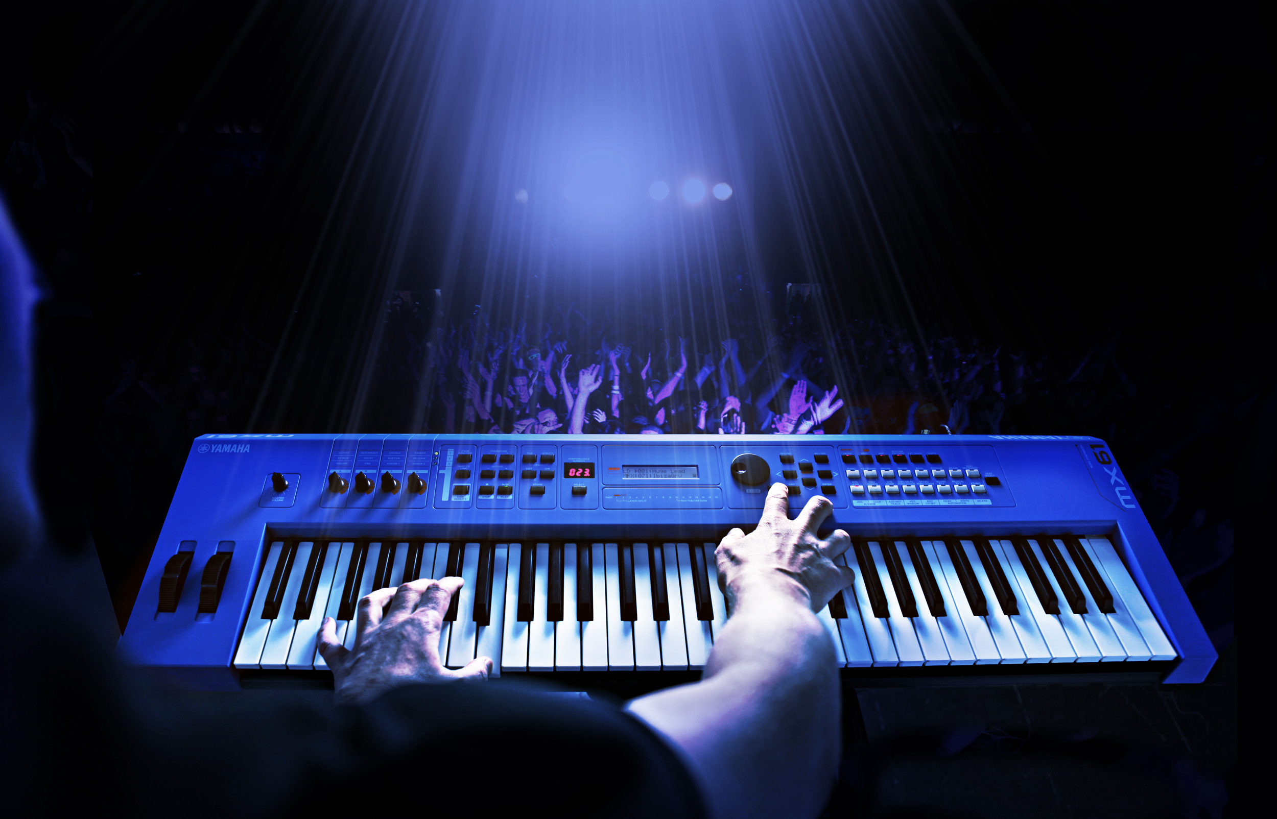 Yamaha MX61 Version 2 Synthesizer 61 Key Edition, In Blue Finish ...