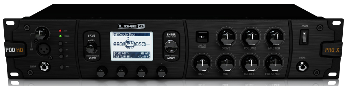 Line 6 POD HD Pro X Rackmount Effects Unit The ultimate HD tone engine ...