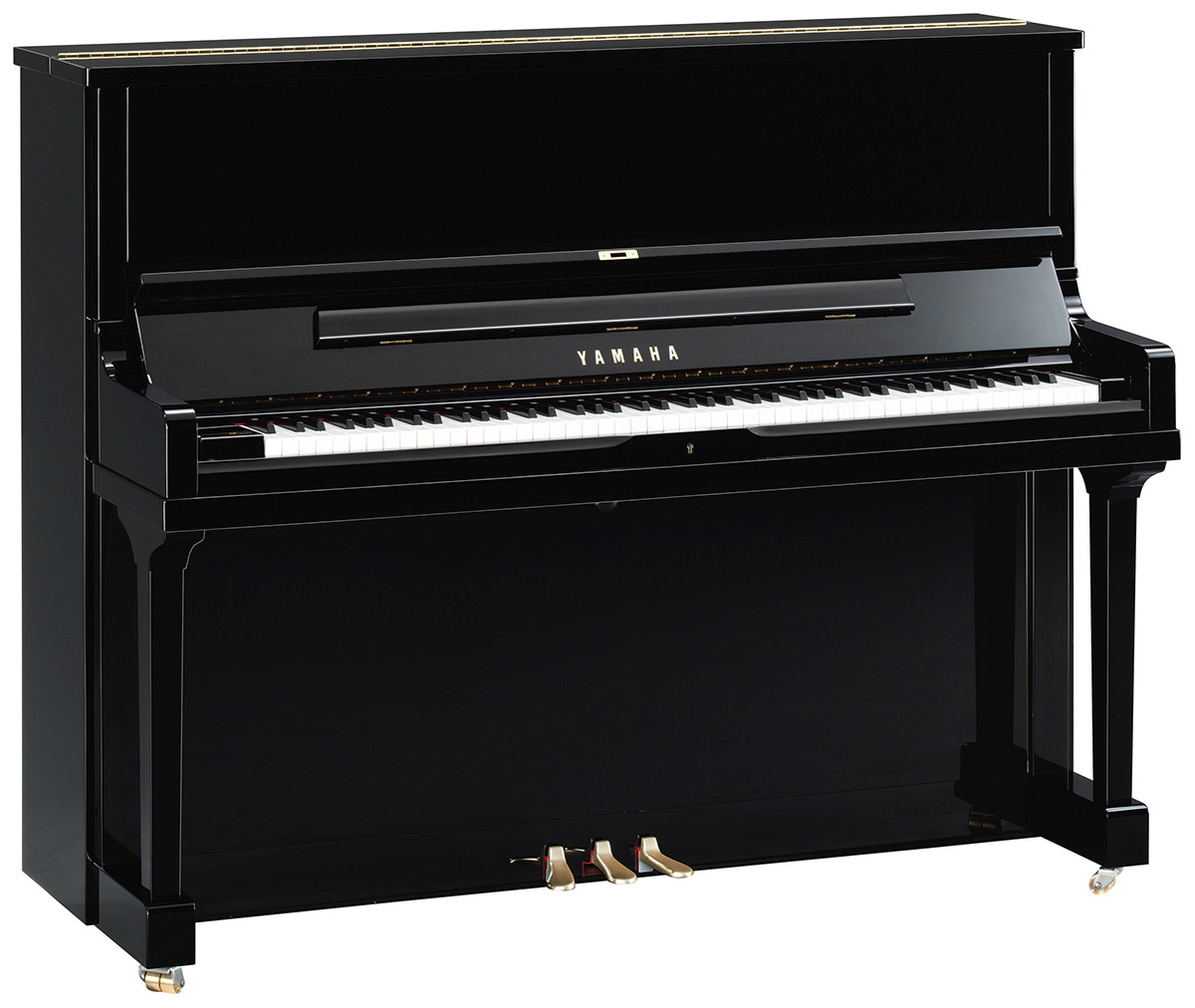 Yamaha SE122 Upright Piano In Polished Ebony Finish | Yamaha Music London
